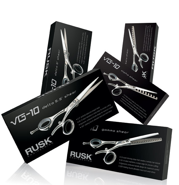 RUSK's latest generation of VG-10 shears » EsteticaMagazine.com