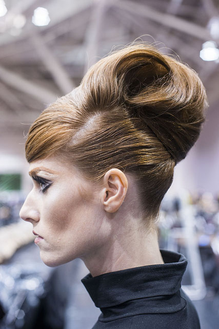 Allen Ruiz's 'homemade bumpit' at Aveda Congress 2013 ...